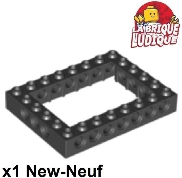 LEGO TECHNIC 1X Mattoncini Brick 6x8 Open Rettangolare Aperto Nera ...