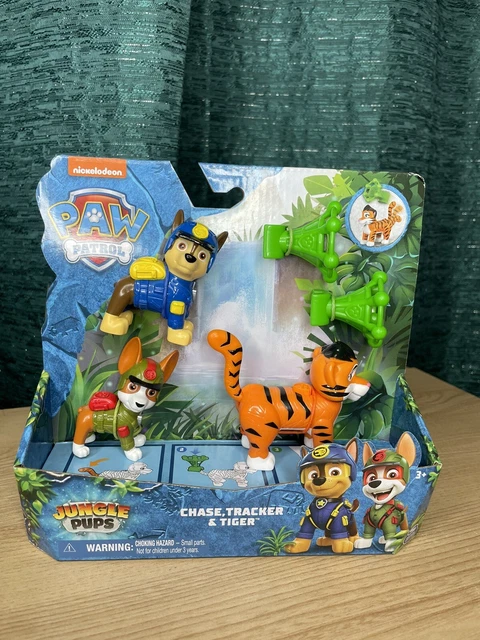 PAW PATROL JUNGLE Pups Chase Tracker Tiger Figure Set Brand New £11.95 ...