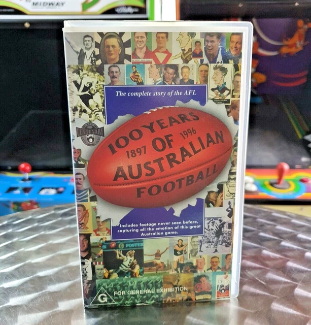 100 YEARS OF Australian Football 1897 to 1996 - AFL - VHS Video Tape $5 ...