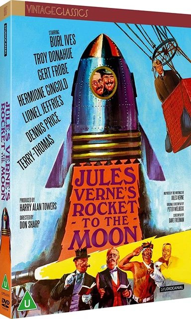 JULES VERNE'S ROCKET to the Moon (DVD) Burl Ives Troy Donahue Gert ...