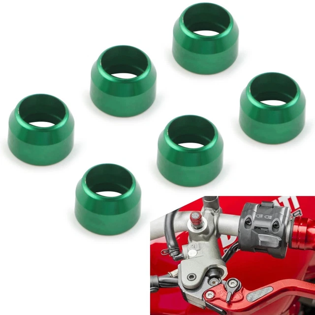 GREEN MOTOR BLEED Valve Cover Kit For Ducati Monster Hyperstrada Diavel ...