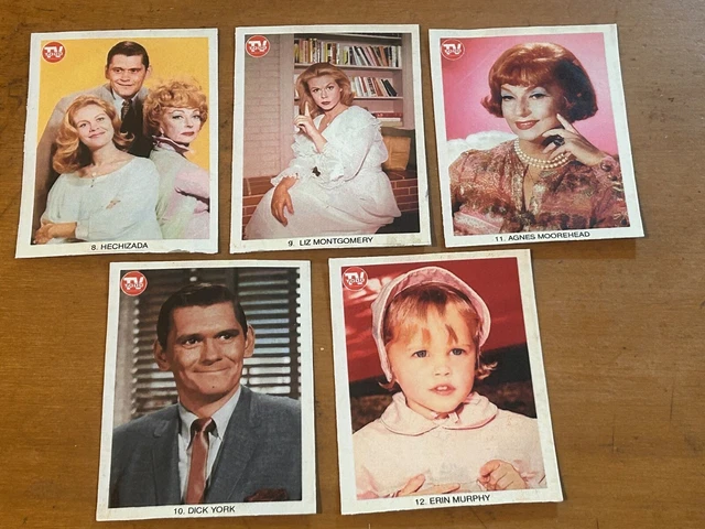 BEWITCHED ELIZABETH MONTGOMERY Dick York Erin Murphy 1979 MEXICO CARDS ...