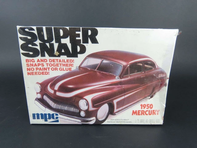 VINTAGE 1977 MPC 1950 Mercury Model Kit 1/25 NEW SEALED Rare ...