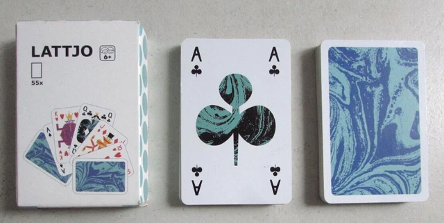 JEU DE 55 cartes Playing cards Lattjo Ikea Made in Poland 2014 EUR 20 ...