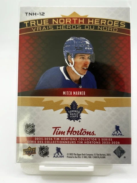 2025-26 UD TIM Hortons True North Heroes #Tnh-12 Mitch Marner $2.99 ...