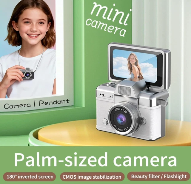 MINI DIGITAL CAMERA with 1.47 in LCD Screen,1080P Flip Screen Mini ...