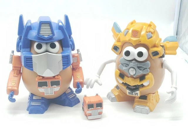 TRASFORMATORE TESTA MR Potato Optimus Prime Optimash bomboe lotto di 2 ...