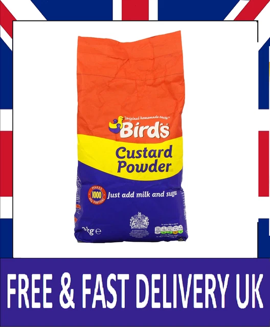 BIRD'S ORIGINAL HOMEMADE Taste Instant Custard Powder Dessert Mix, 3 Kg ...
