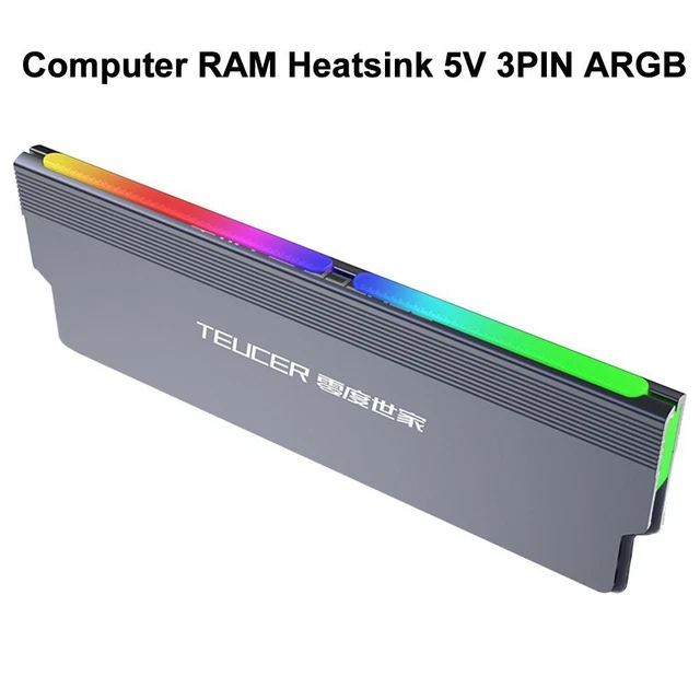 DDR5 MEMORY ARGB Computer Radiator RAM Heatsink Cooling Vest Memory Heat Sink EUR 12,78 ...