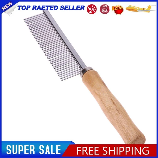 PET COMB STAINLESS Steel Metal Cat Dog Comb Dog Grooming Comb for ...