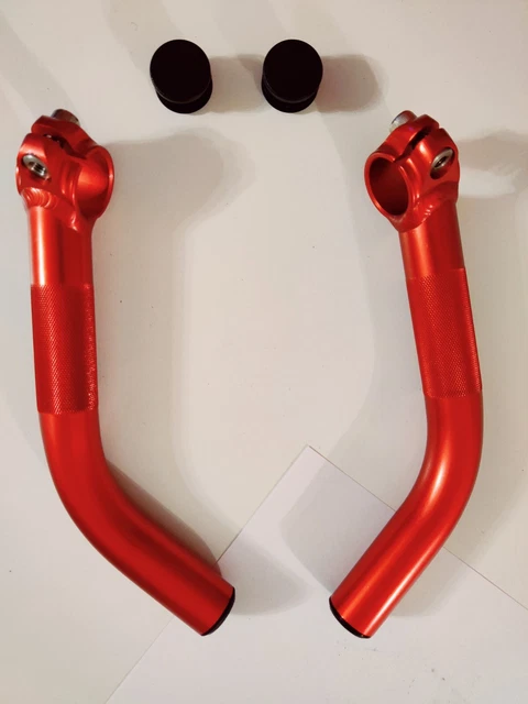 VINTAGE OLD SCHOOL NOS ControlTech Bar Ends Control STIX Lite II Red ...