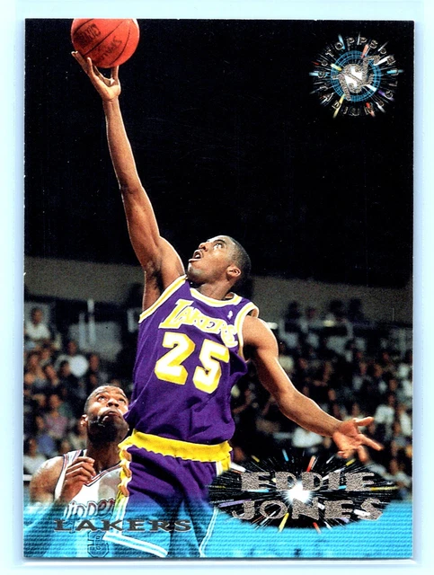 1995-96 TOPPS STADIUM Club Eddie Jones Los Angeles Lakers #35 EUR 0,73 ...