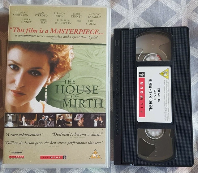 THE HOUSE OF MIRTH (VHS) BIG BOX - Gillian Anderson + Eric Stoltz + Dan ...