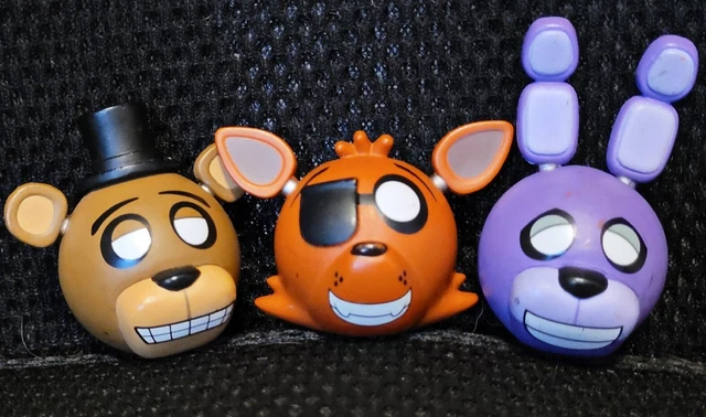 ~FNAF FIVE NIGHTS At Freddy's MYMOJI Emoji Toy Figure Lot Bonnie Freddy ...