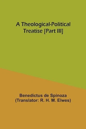 SPINOZA - UN traité théologico-politique partie III - livre de poche neuf - J555z EUR 17,58 ...