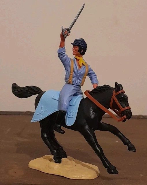 TIMPO WILD WEST cavalry Trooper Series 4 Head + Torso. Great Pose. 1980 ...