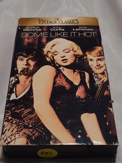 SOME LIKE IT Hot VHS 1959) Marilyn Monroe Tony Curtis Jack Lemmon £8.91 ...