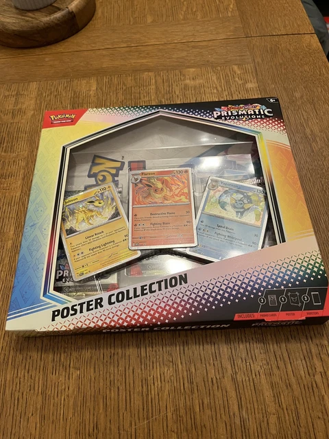 POKEMON PRISMATIC EVOLUTIONS Poster Collection New Ready To Post 📦 £26. ...
