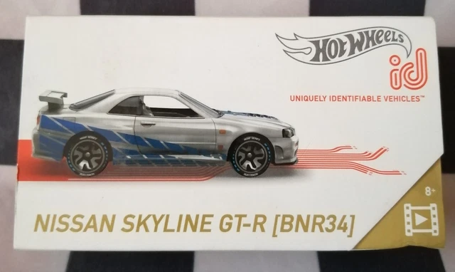 HOT WHEELS ID Nissan Skyline GT-R BNR34 HW Screen Time Fast & Furious ...