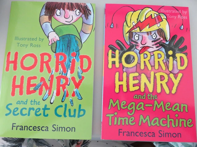 HORRID HENRY MEGA Mean Time Machine,The Secret Club (2 New Books ...