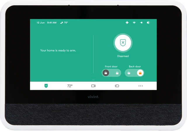 VIVINT TELUS SMART Home Hub v2 Touchscreen Home Automation Alarm ...
