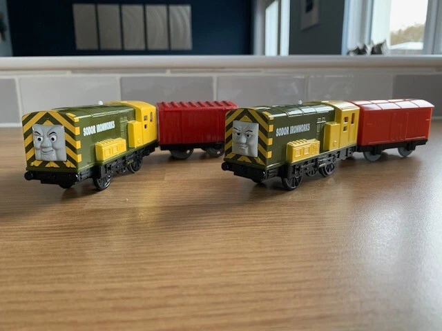 “IRON ARRY” & ”Iron Bert” Thomas *Rare* Trackmaster Motorised Engines ...