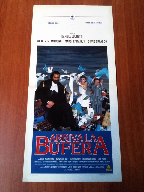 ARRIVA LA BUFERA locandina poster Abatantuono Buy Orlando Luchetti 1992 ...
