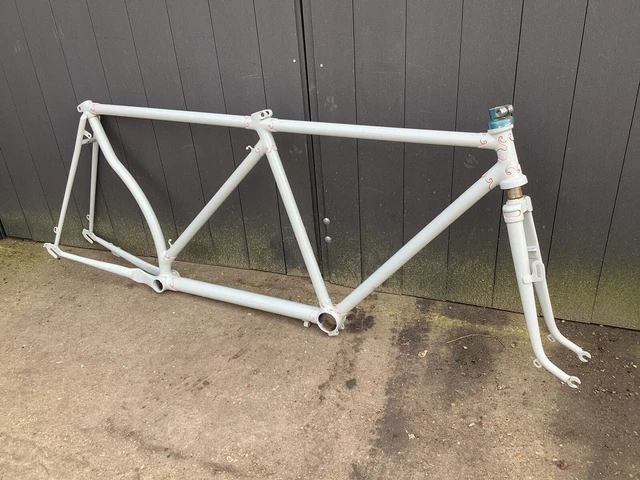 VINTAGE CLAUD BUTLER Short Wheel Base Racing Tandem Frame Lightweight £ ...
