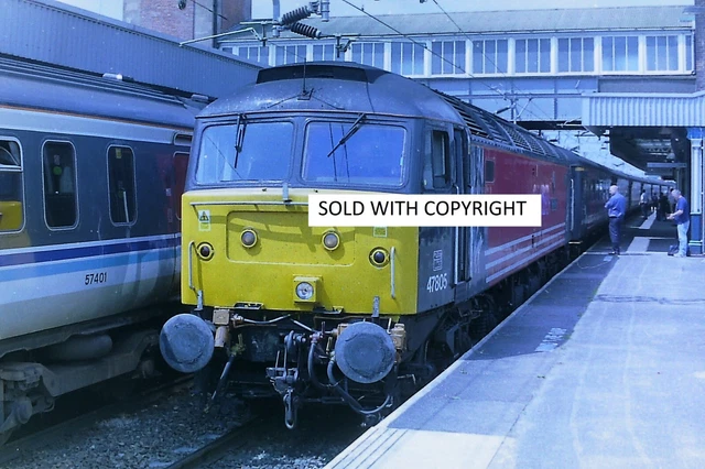 RAILWAY / TRAIN Negative 35mm Loco Class 47 47805 Sold with copyright ...
