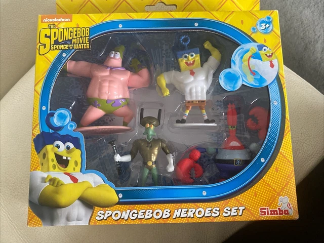 SPONGEBOB SQUAREPANTS BNIB Heroes Set Movie Figures Simba Toys ...
