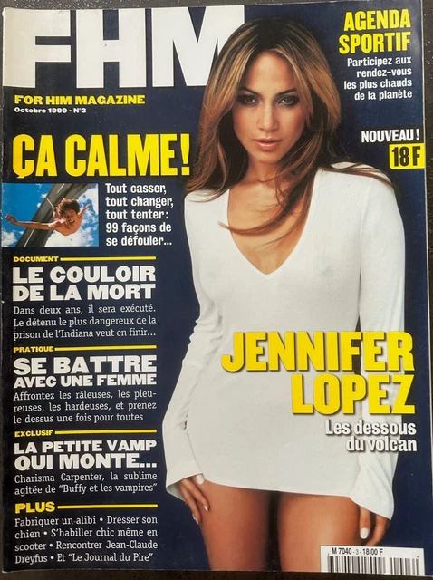 MAGAZINE FHM N°3, Jennifer Lopez, Charisma Carpenter, Heather Graham ...
