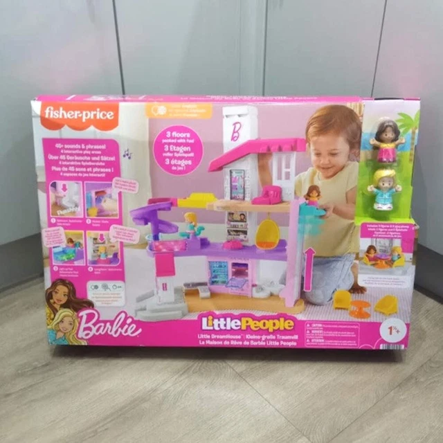 FISHER-PRICE LITTLE PEOPLE Barbie Dream House Play Set And Figures £52. ...