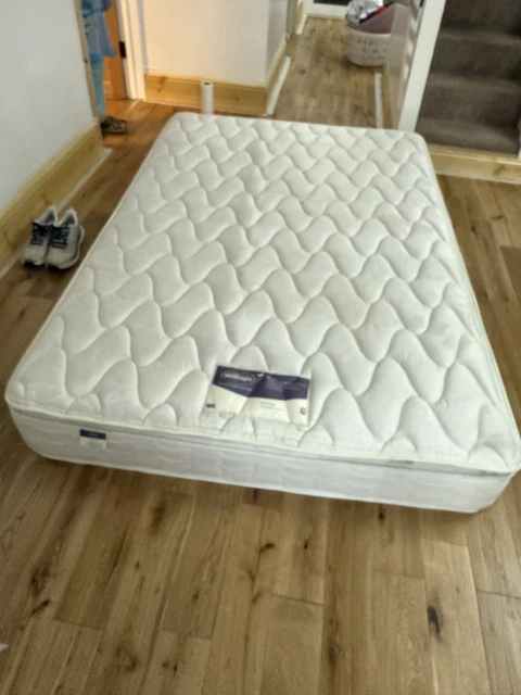 OAK DOUBLE BED and mattress £104.70 - PicClick UK