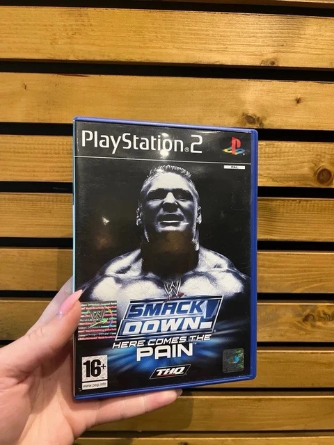WWE SMACKDOWN HERE Comes The Pain PlayStation 2 Wrestling Console Game ...