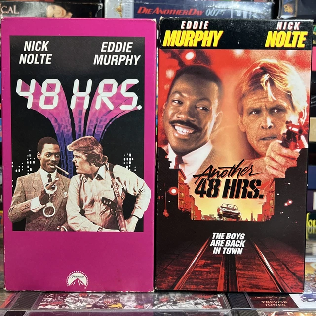 48 HRS / Another 48 Hours VHS Lot Tested Eddie Murphy Nick Nolte Action ...