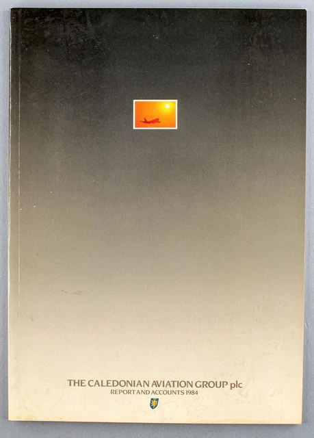 BRITISH CALEDONIAN AIRWAYS 1984 Airline Annual Report Bcal Route Map £ ...