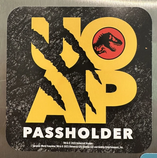 UOAP UNIVERSAL ORLANDO Annual Passholder Magnet 2023 Jurassic Park In uoap-universal-orlando-annual-passholder-magnet-2023-jurassic-park-in