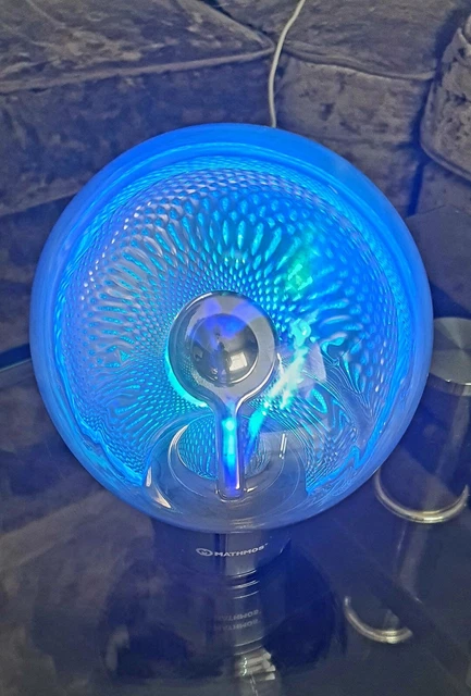 RARE MATHMOS LUNAR Eclipse Light Lamp - Made from Glass & Chrome £46.00 ...