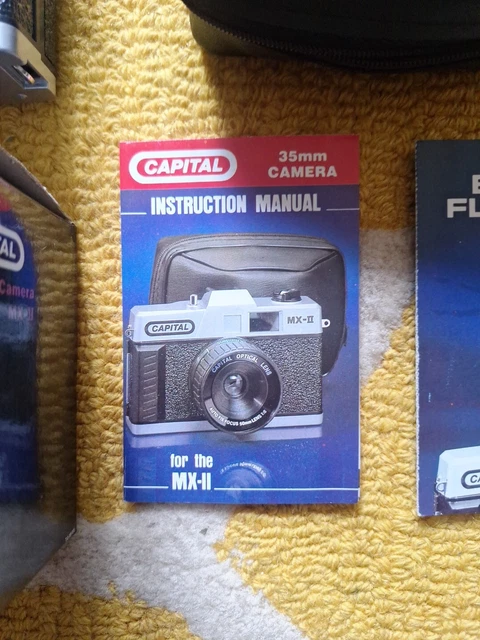 VINTAGE CAPITAL MX-II 35mm FILM CAMERA with a 50mm Lens W Original Box ...