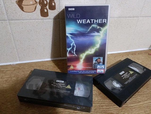 WILD WEATHER - BBC - Donal Macintyre - Box Set - VHS Video Tapes 1 ...