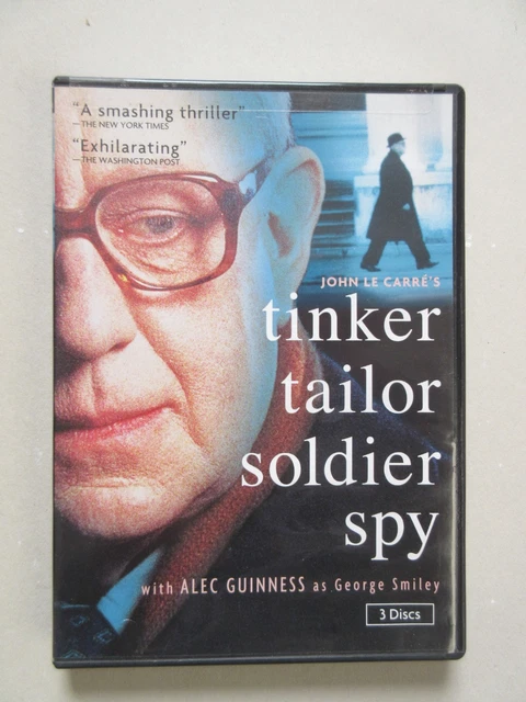JOHN LE CARRE'S Tinker Tailor Soldier Spy Alec Guinness 3 Disc DVD Set ...