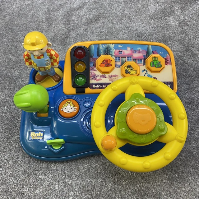 VTECH BOB THE Builder Driving Activity Interactive Lights Sounds ...
