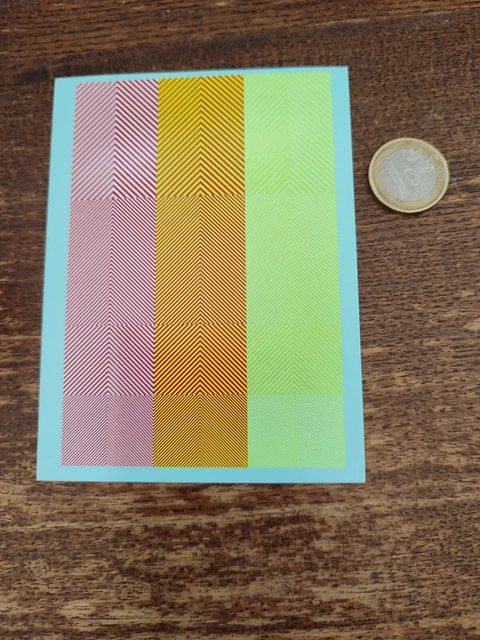 IN DECALCOMANIE DECALS chevron zebras signalisation 1/160 1/220 rouge ...