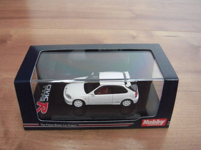 HONDA CIVIC TYPE R diecast car, white, 2000, HONDA CIVIC TYPE R, 1/64 £ ...