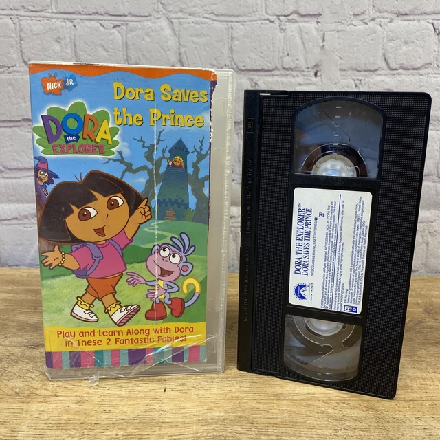 Dora The Explorer Vhs Tape Dora Saves The Prince Clam Shell Case £826 Picclick Uk