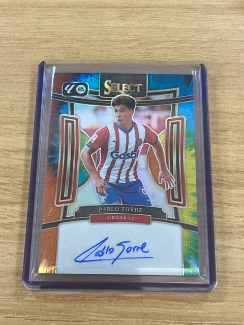 PABLO TORRE 2023-24 Panini Select La Liga Signatures Auto Tie-Dye /25 ...