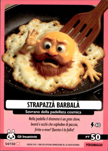 CARD SKIFIDOL ITALIAN Brainrot. Allucinazione Cosmica 2025 # 54 EUR 1 ...