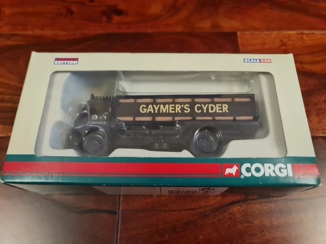 CORGI AUSTIN 4 WHEEL DRAY & CRATES GAYMERS CYDER LTD EDITN BRAND NEW IN ...