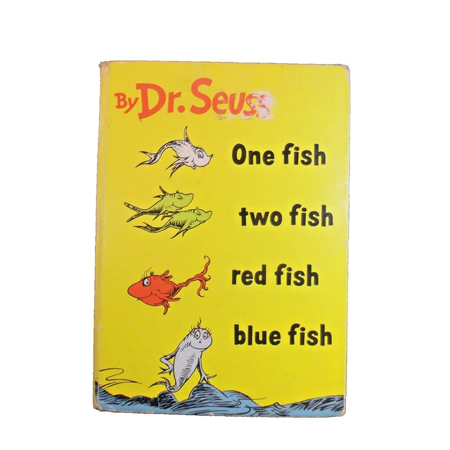 UN POISSON, DEUX poissons, poisson rouge, poisson bleu par le Dr Seuss ...