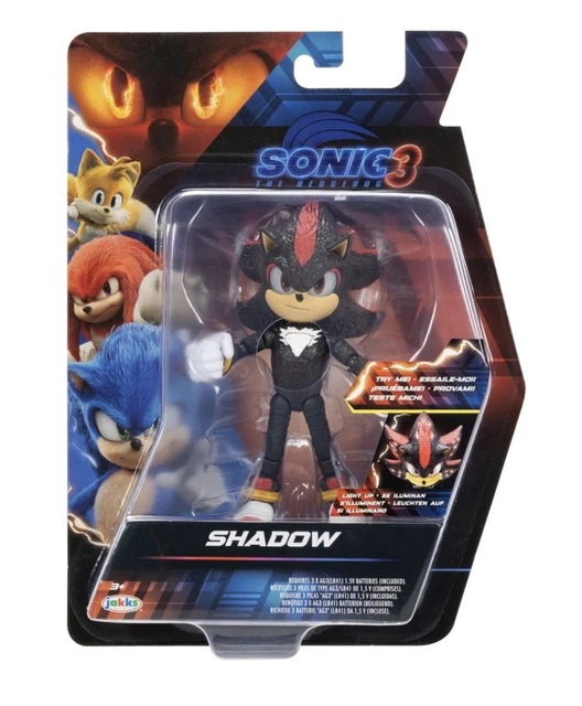 SONIC THE HEDGEHOG 3 Action Figures Light-Up Shadow 12cm £32.95 ...